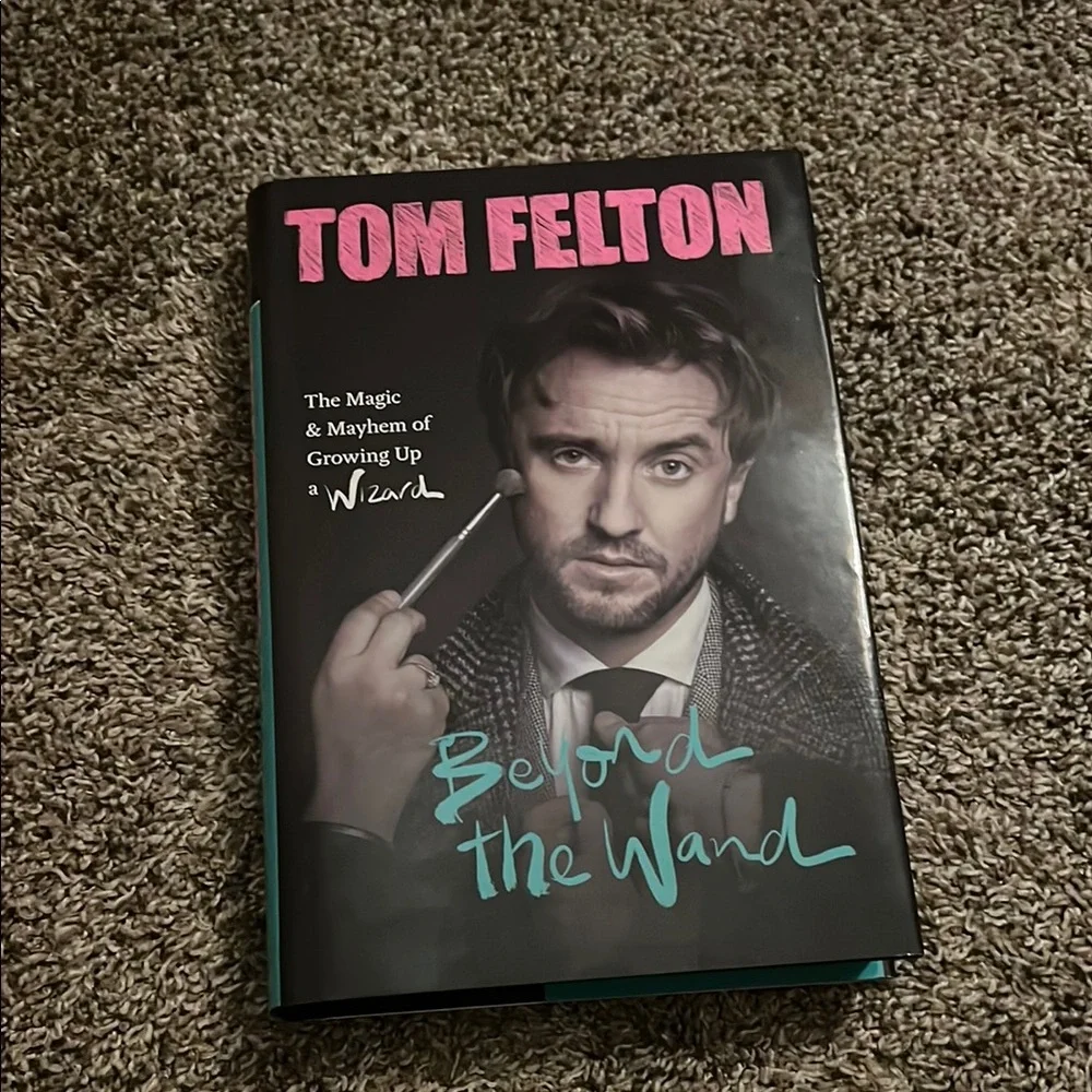 Office | Signed Tom Felton Book Beyond The Wand Hardcover Book | Poshmark